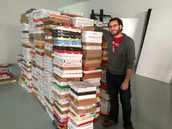 World Record Pizza Box Collection | Scott's Pizza Tours